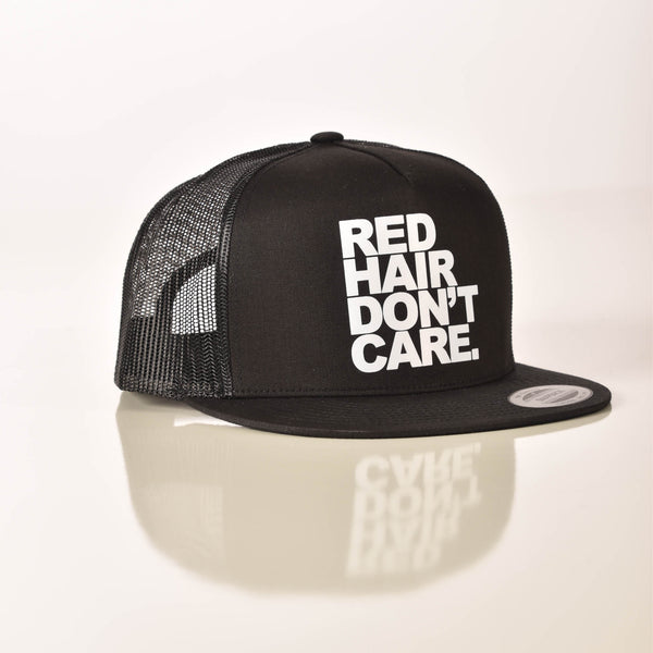 Red Hair Don't Care Snapback Hat - Ginger Problems