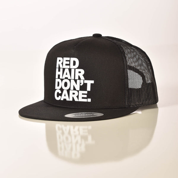 Red Hair Don't Care Snapback Hat - Ginger Problems